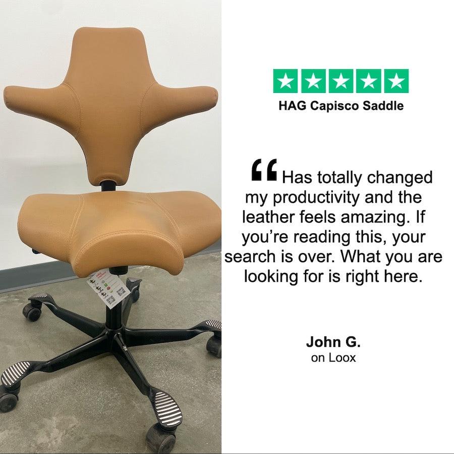 HAG Capisco Quickship Leather or Fabric Office Chair Custom 5-10 days ...